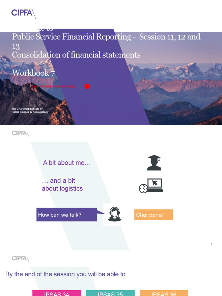 CIPFA PPT Template NEW IPFM PSFR Session 11-13 | PDF | Consolidation ...