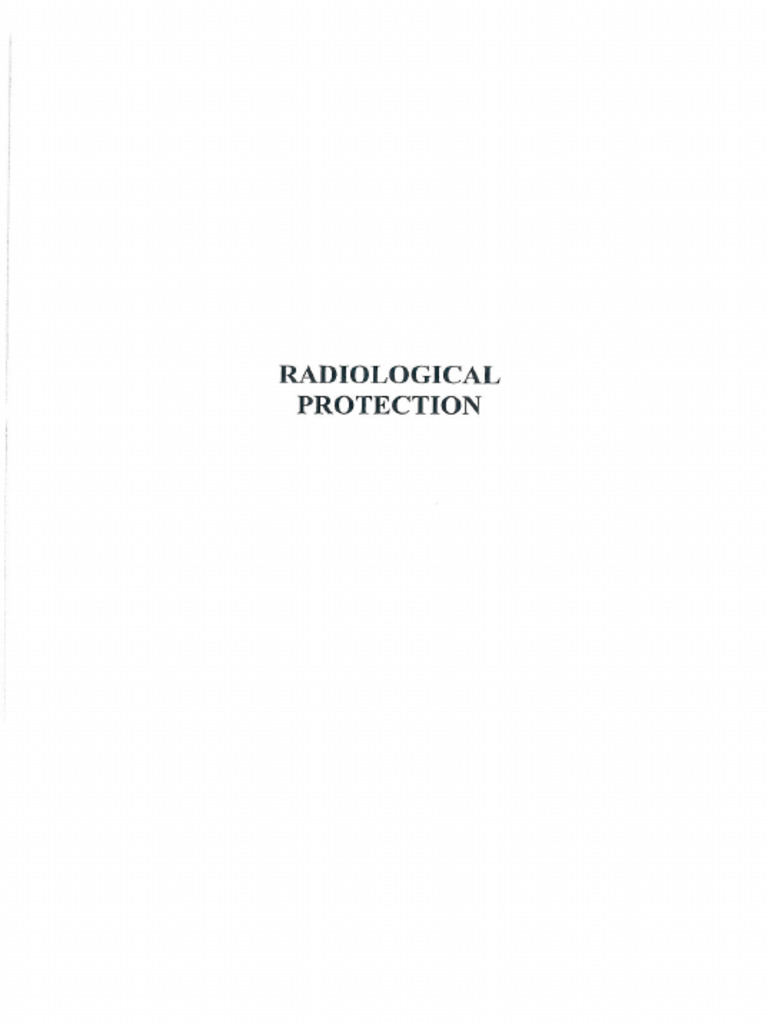 RADIATION PROTECTION | PDF