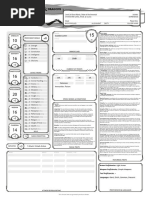 Munchkin Character Sheet | PDF