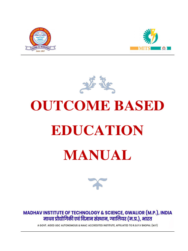OBE Manual | PDF | Engineering | Cognition