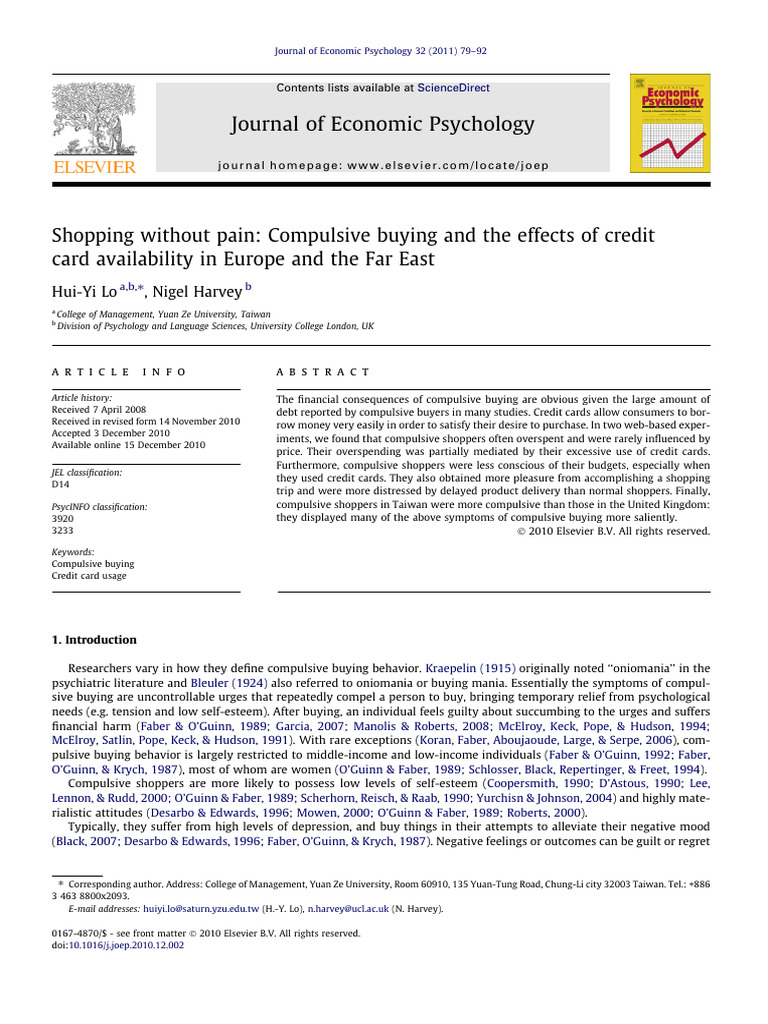Overspending With Credit Card | PDF | Credit | Finance & Money Management