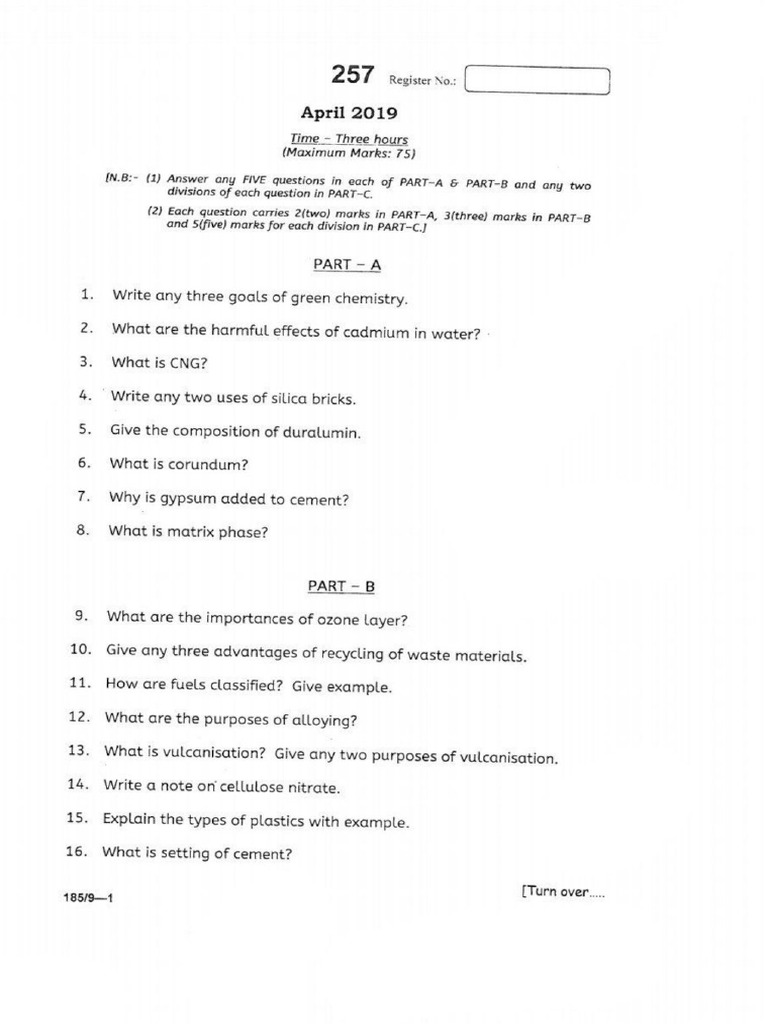 2 Sem Engineering Chemistry 2 257 Apr 2019 | PDF