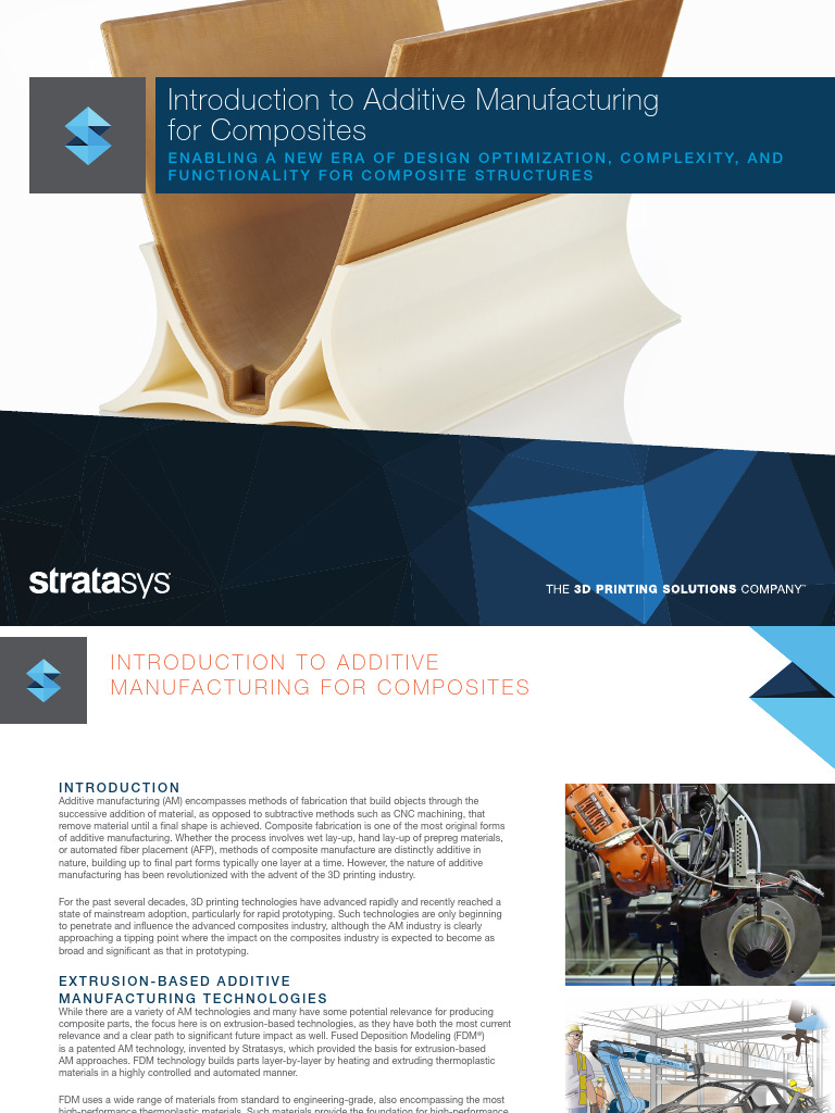 Additive Manufacturing for Composites FDM Introduction - En eBook | PDF ...