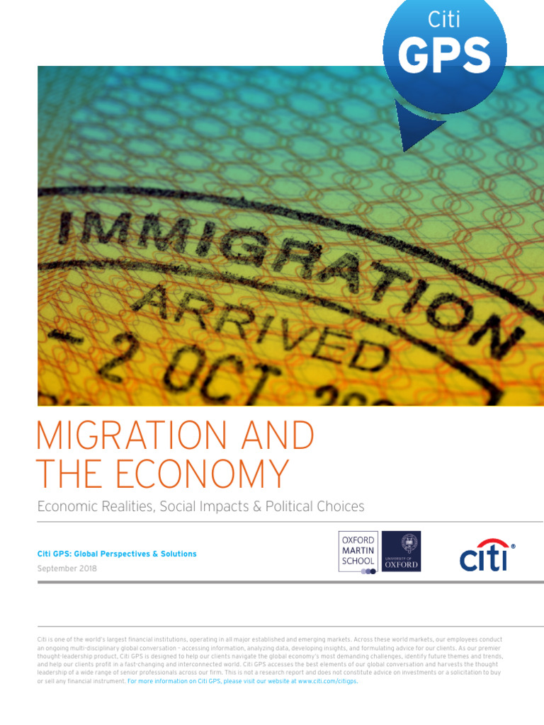 2018 OMS Citi Migration GPS | PDF | Immigration | Human Migration
