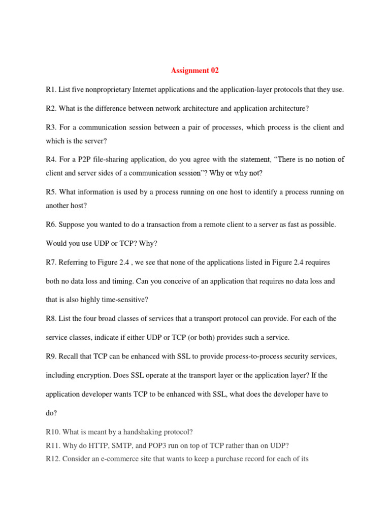 Assignment 02cvredt | PDF | Networking | Internet & Web