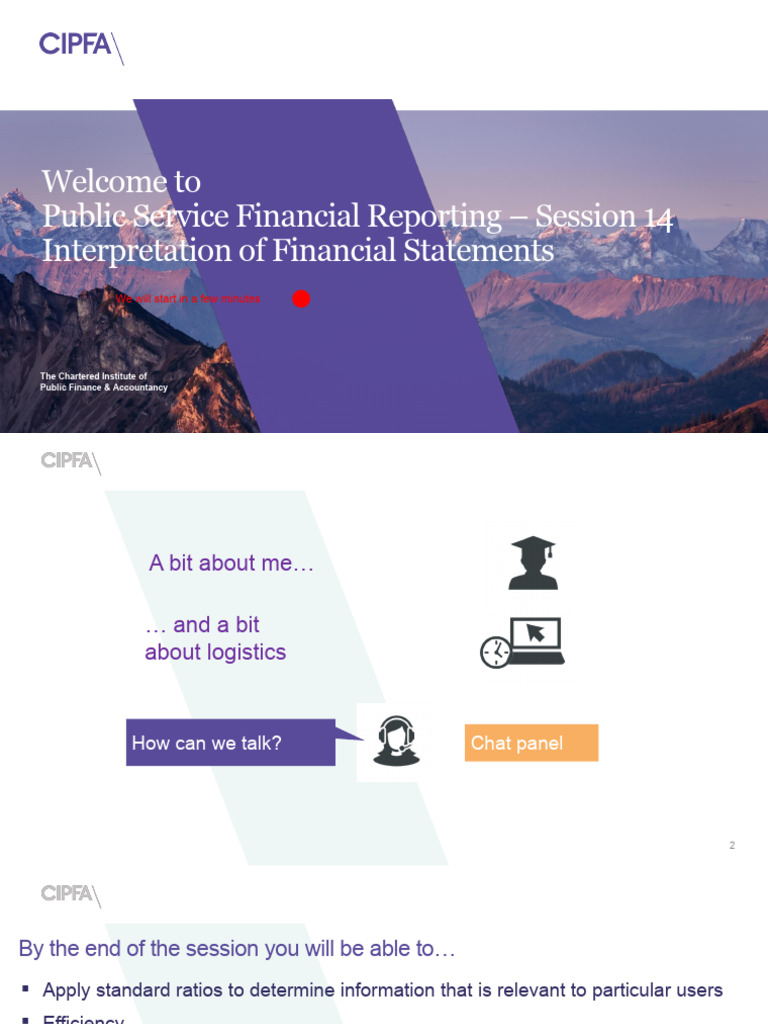 CIPFA PPT Template NEW IPFM PSFR Session 14 | PDF | Working Capital | Revenue