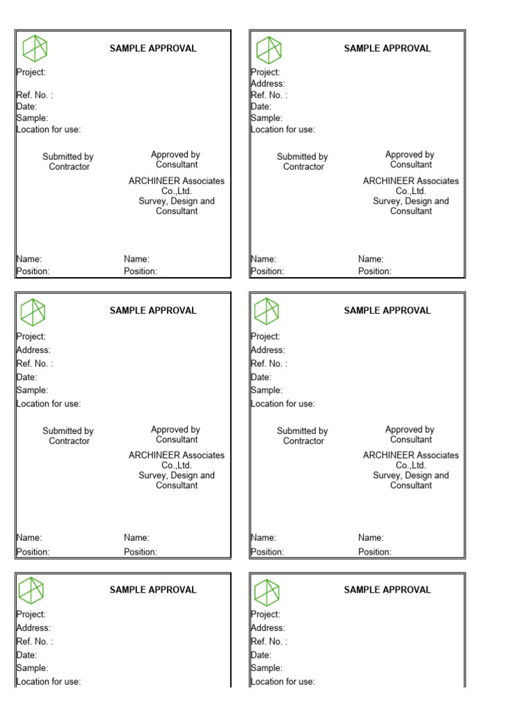 Sample Approval Document Template | PDF | Career & Growth | Art