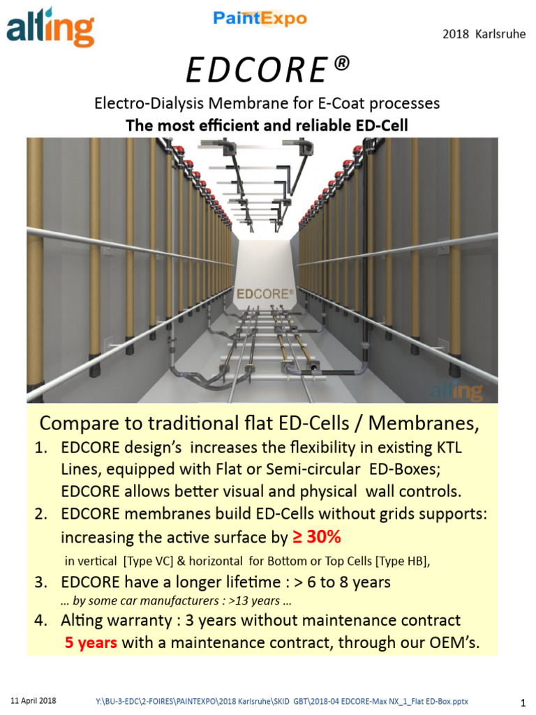 2018-04 EDCORE-Max NX - 1 - Flat ED-Box | PDF | Anode | Electrochemistry