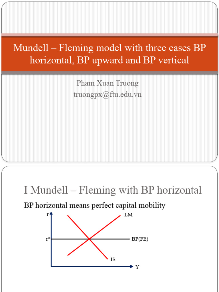 Analysis of Mundell-Fleming Model Cases | PDF | Money | Central Banks