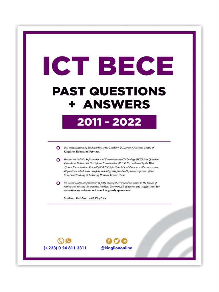 Ict Question | Download Free PDF | Computer Data Storage | Computer ...