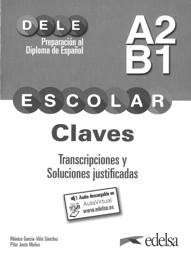 Escolar Claves A2 B1 1 | PDF