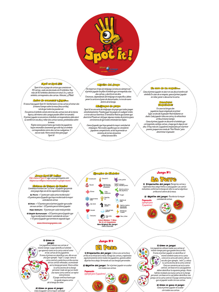 Spot It | PDF | Jugando a las cartas