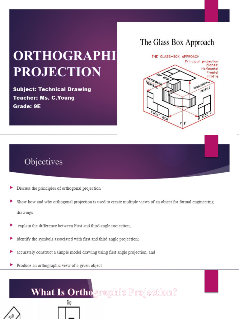 Orthographic Projection 9e | PDF | Classical Geometry | Geometry
