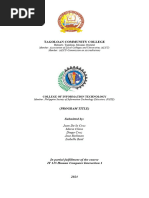 How To Compose The Scope and Delimitation of The Capstone Project | PDF ...
