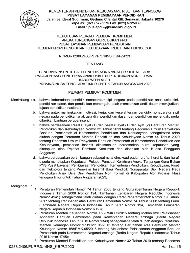 Antun-Ins KB-0288.2406 PLPP.3.1 Ins KB P 2023 | PDF