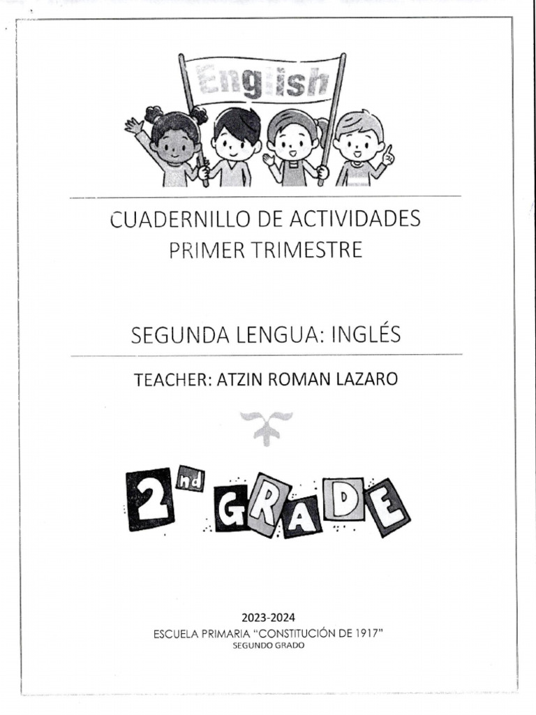 Ingles 2do Grado Pdf
