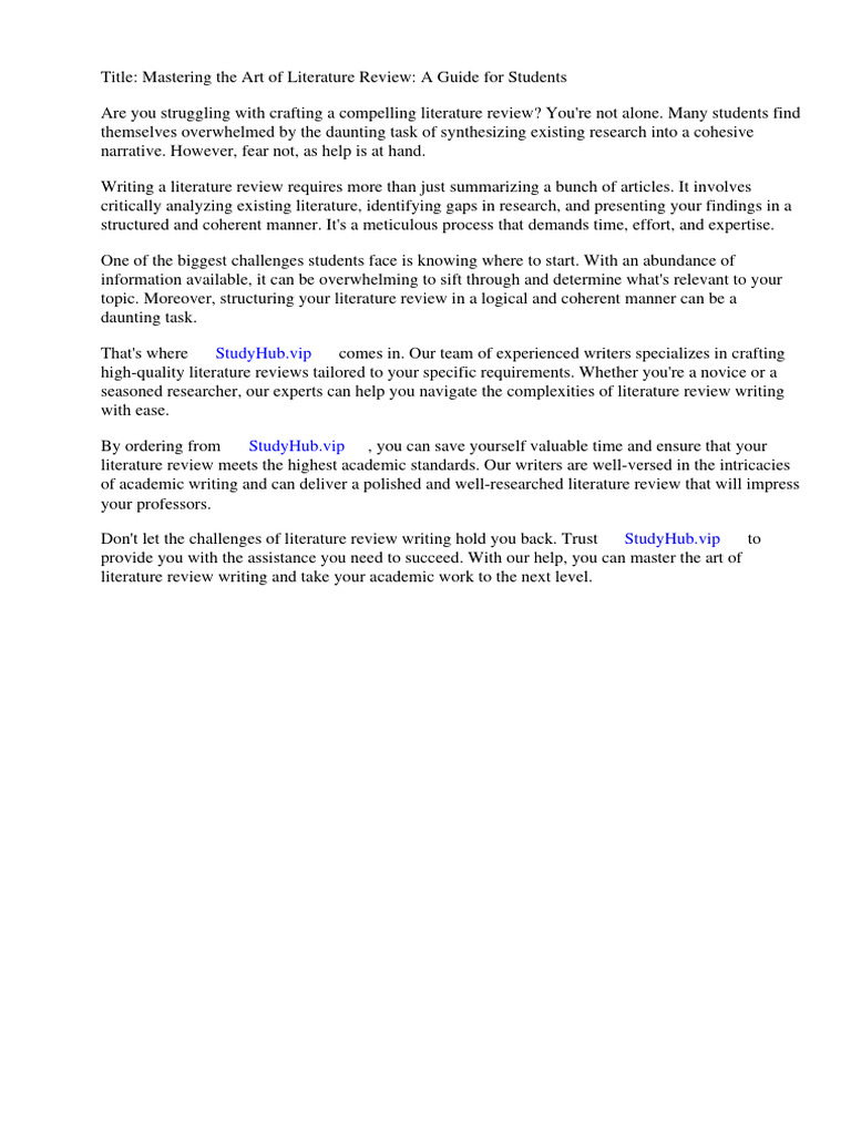 Student BMJ How To Write A Literature Review | PDF | Theory ...