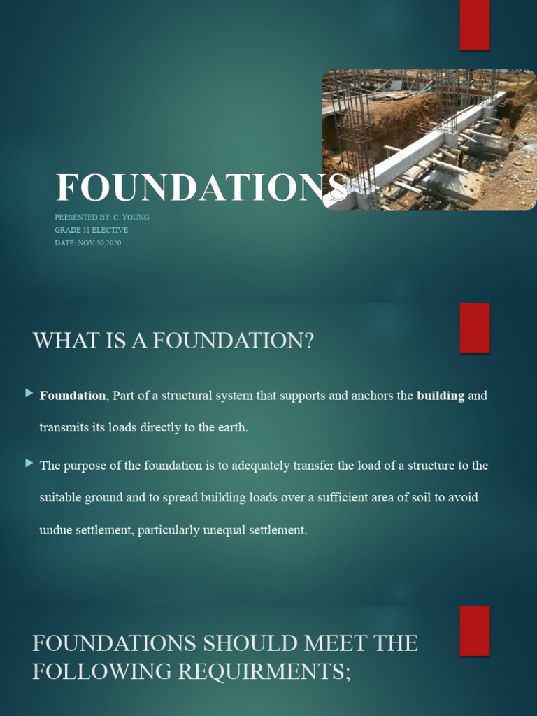 Foundations | PDF | Foundation (Engineering) | Soil
