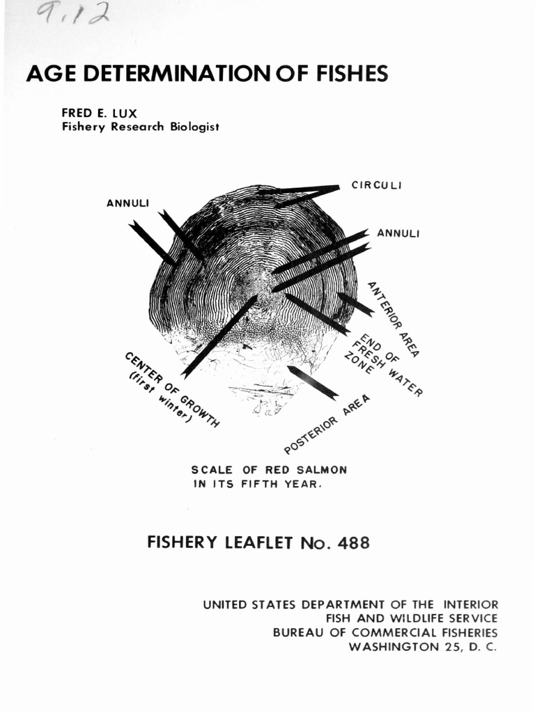 Age Determination in Fish | PDF | Fish
