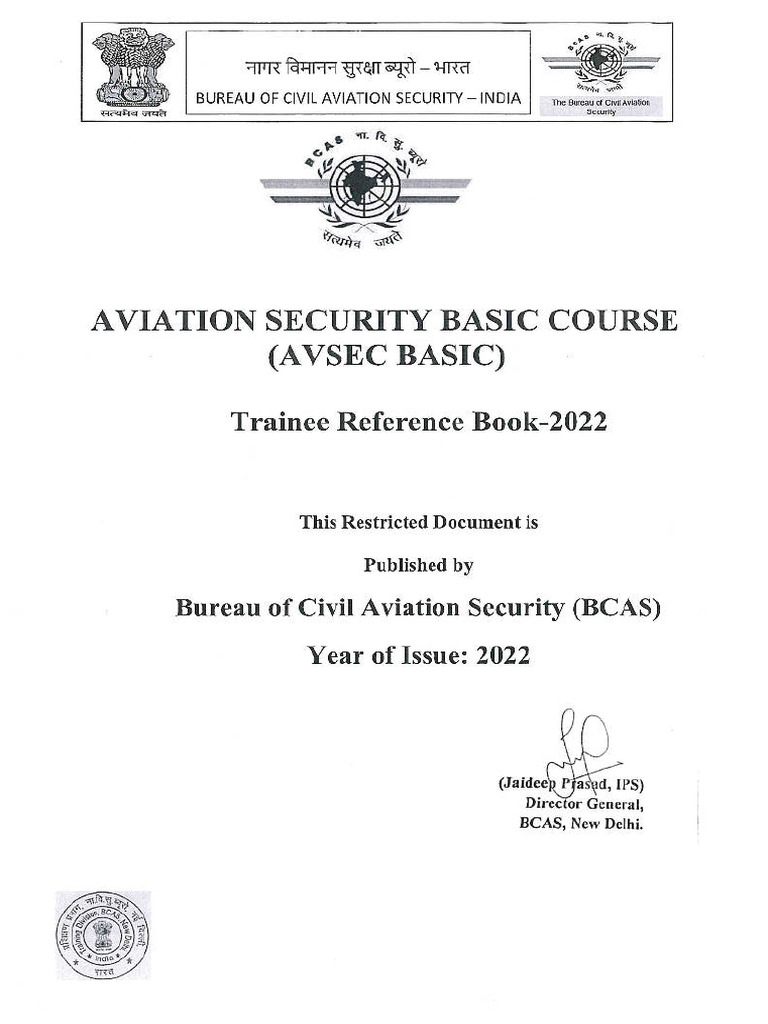 New Avsec Notebook 2022 | PDF