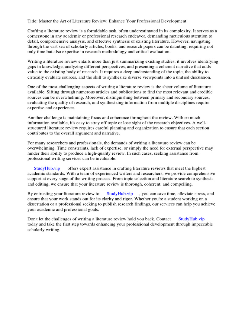 Literature Review Professional Development | PDF | Learning | Educational Technology