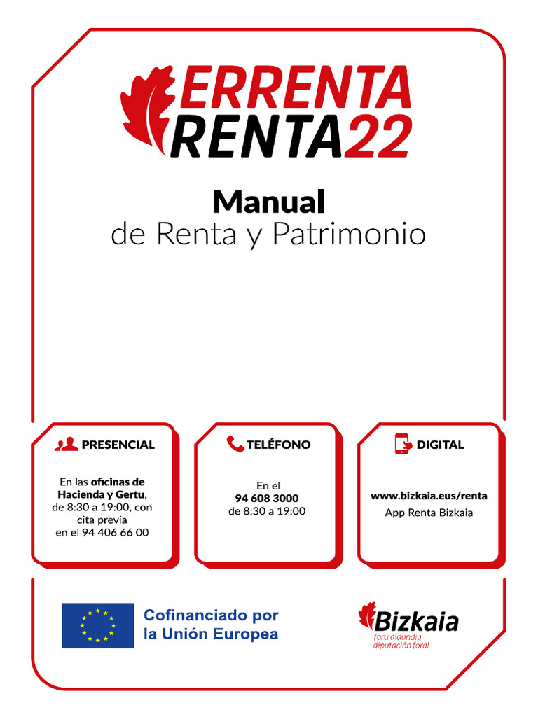 Manual Renta y Patrimonio 2022 | PDF | Impuestos | Impuesto sobre la renta