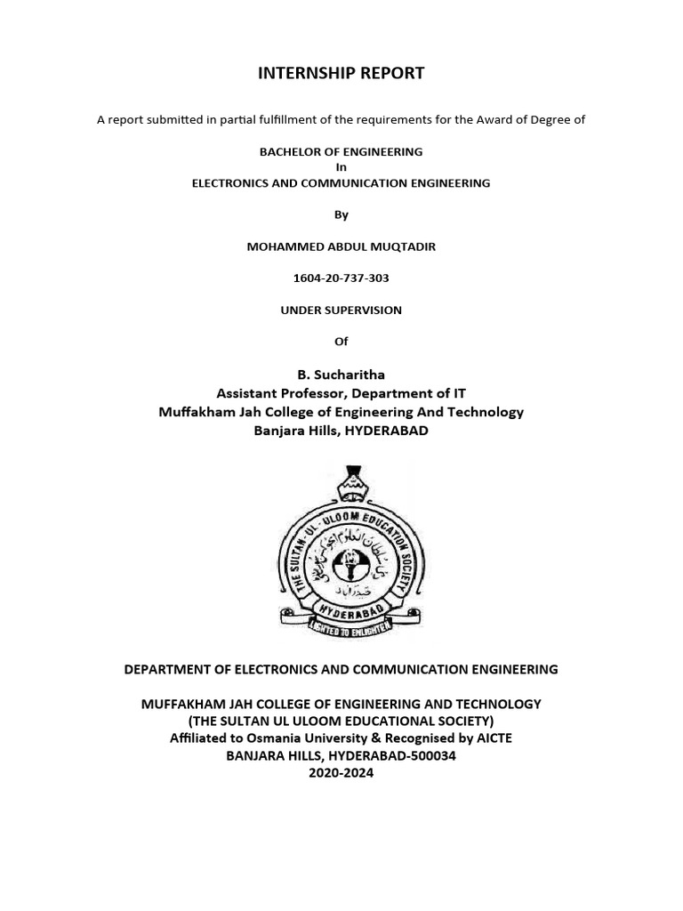 Full Stack Developer Internship Report | PDF | Inheritance (Object Oriented Programming ...