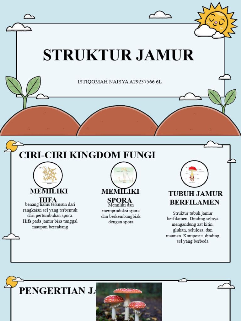 Materi Struktur Jamur | PDF | Griya & Taman | Sains & Matematika