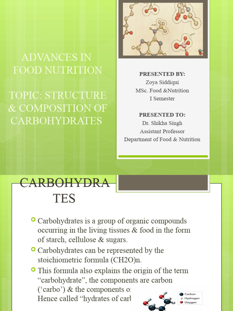 Carbohydrate & Its Classification | PDF | Carbohydrates | Polysaccharide
