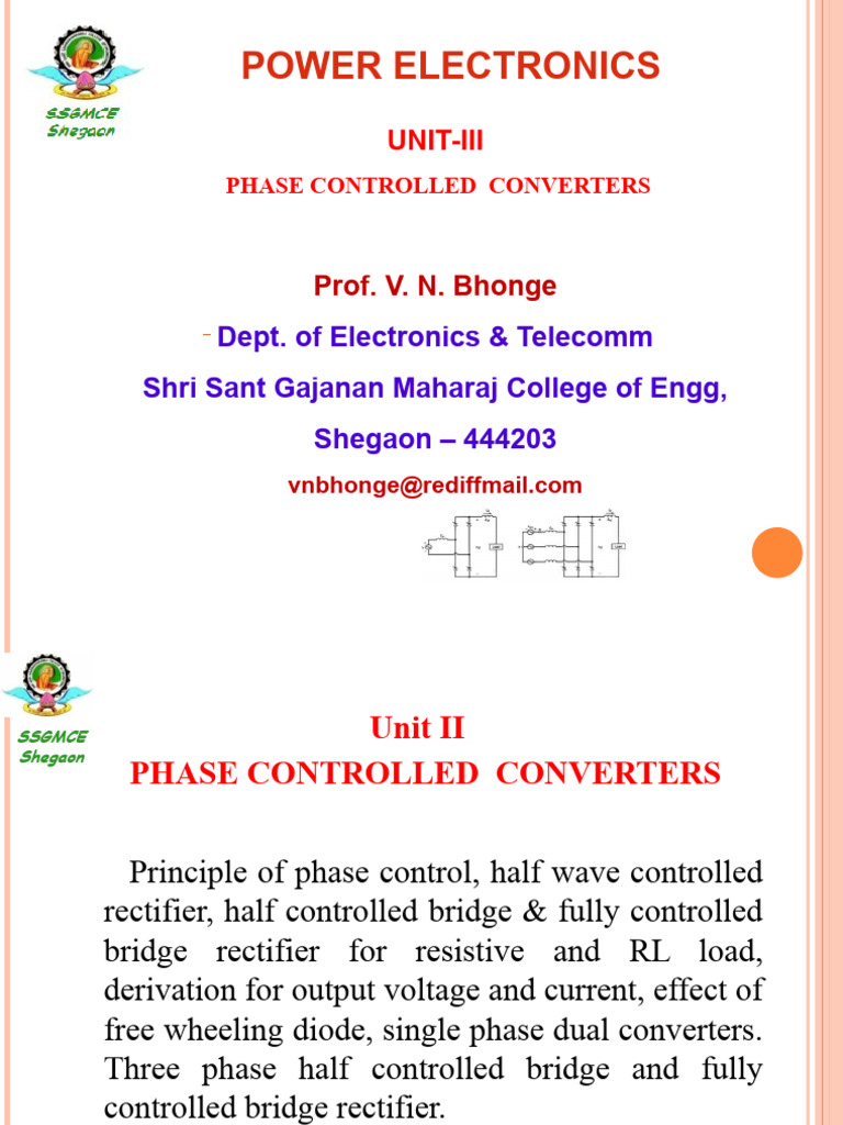 3u VNB Ped-unit-II | PDF | Rectifier | Power Inverter