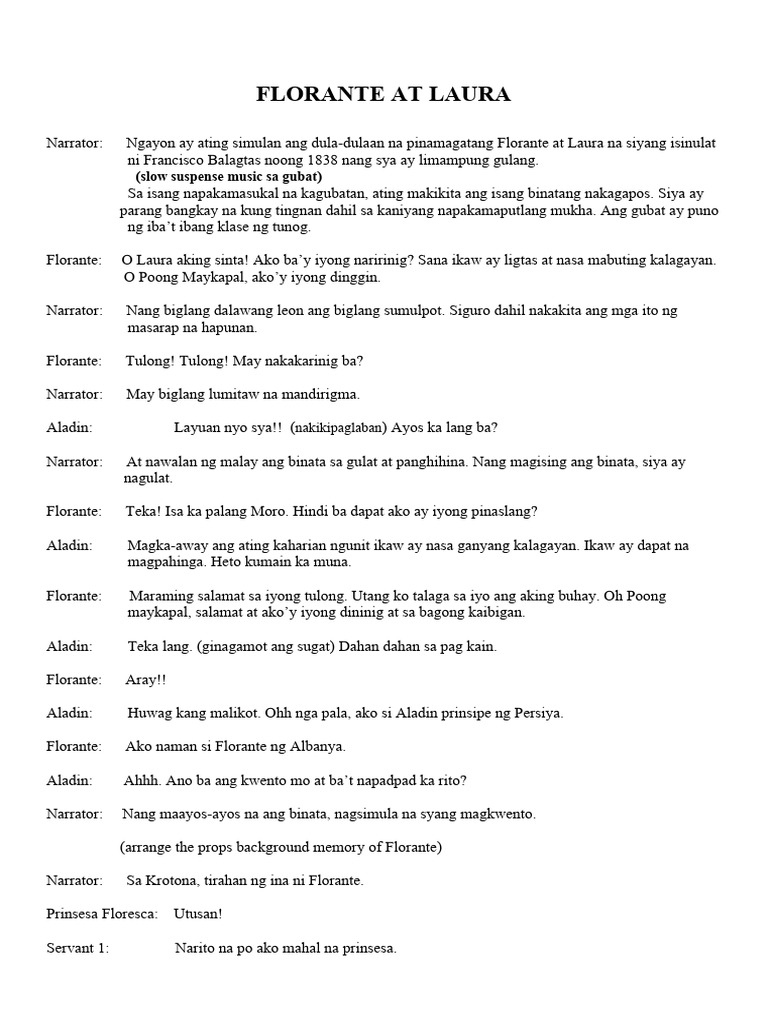 Florante at Laura | PDF