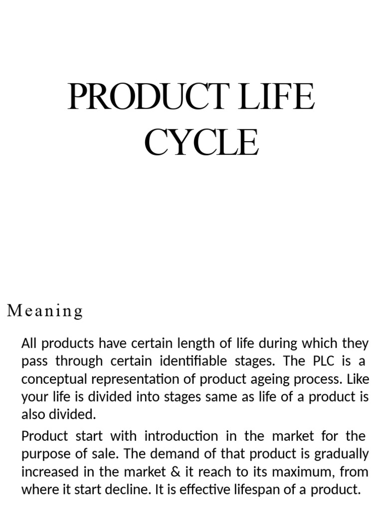 Product Life Cycle 111 | PDF | Marketing | Product (Business)