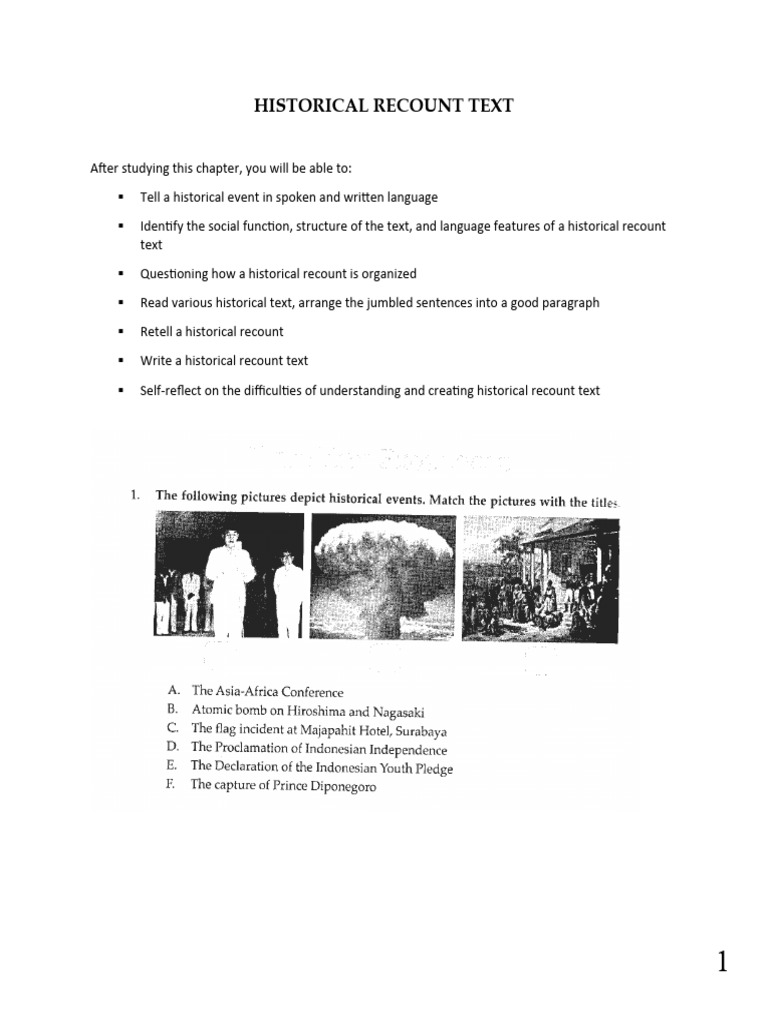 Historical Recount Text | PDF Historical Recount Text | PDF