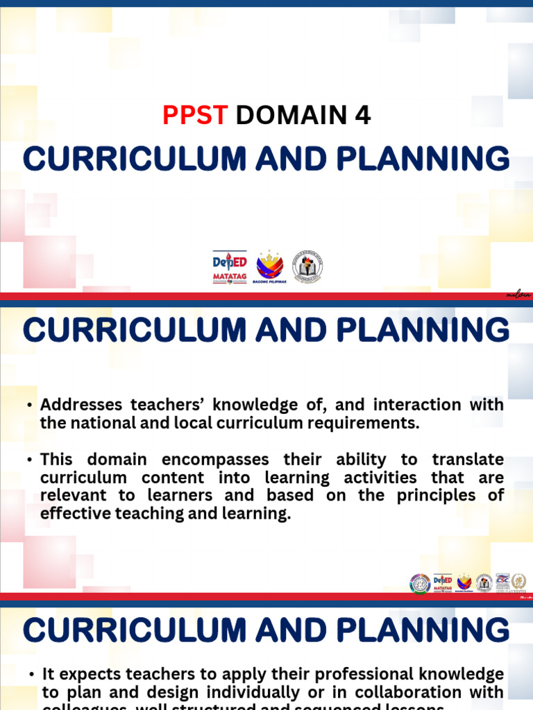 Domain 4 PPST | PDF | Learning | Curriculum