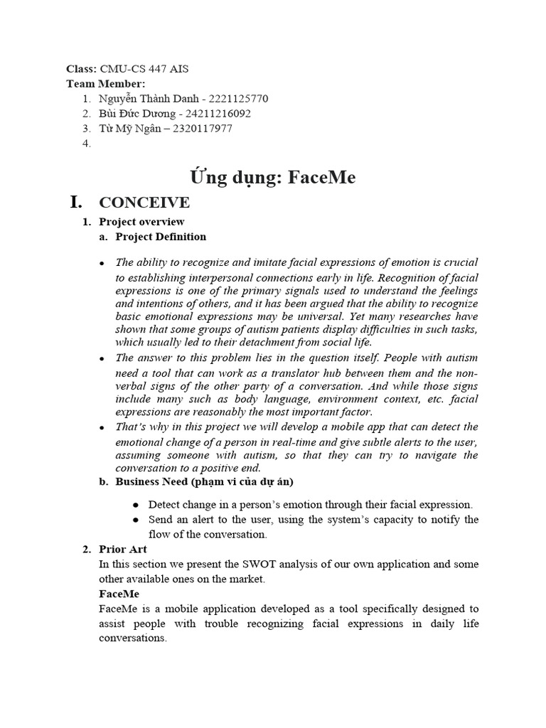 FaceMe_Group6 | PDF | Python (Programming Language) | Mobile App
