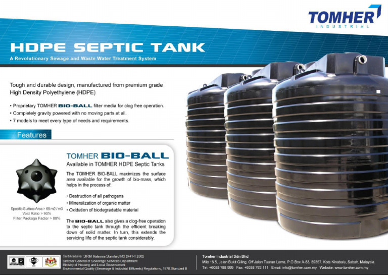HDPE Septic Tank | PDF