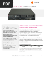6200 Security Gateway Datasheet | PDF | Firewall (Computing) | Ip Address