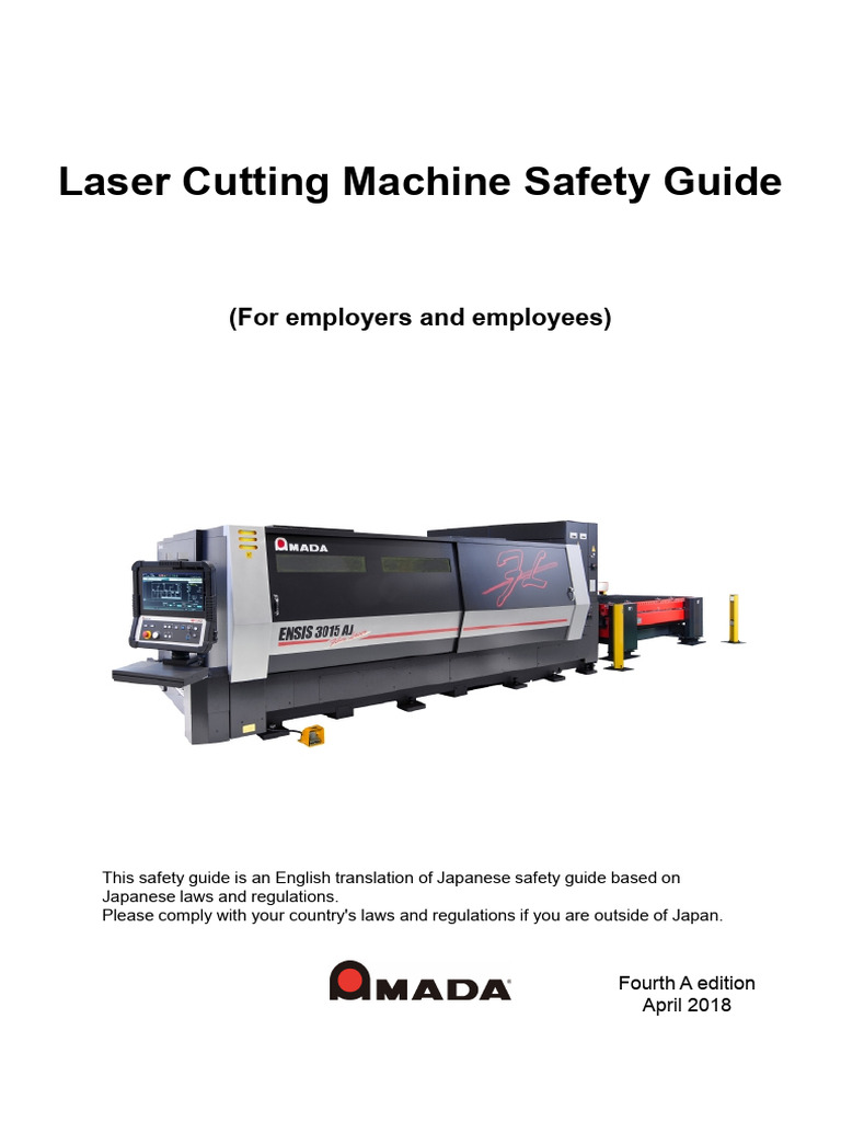 Saftyguide - Laser - e Amada Japan | PDF | Occupational Safety And Health | Laser