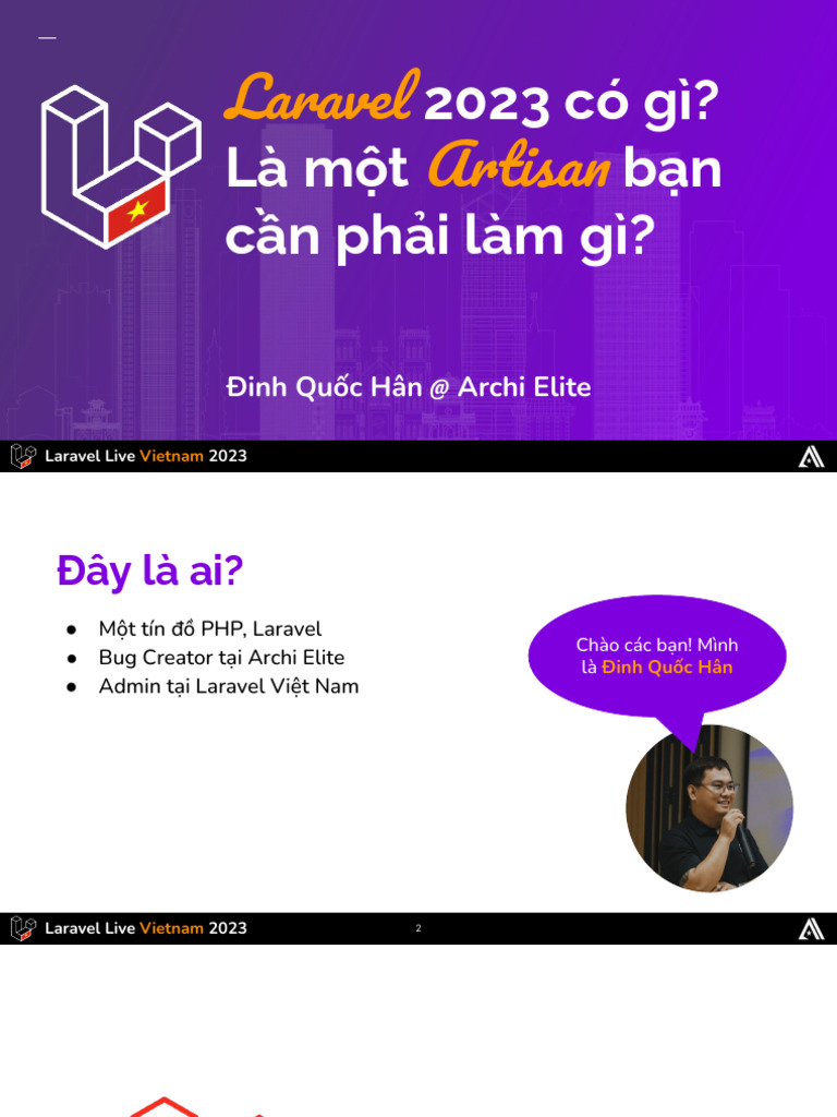 01 - Laravel 2023 - Dinh Quoc Han | PDF