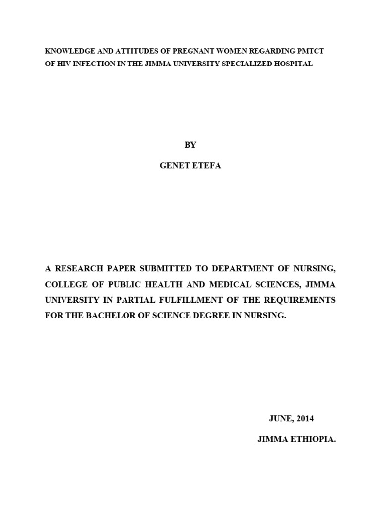 Genet Caalaa | Download Free PDF | Hiv/Aids | Management Of Hiv/Aids