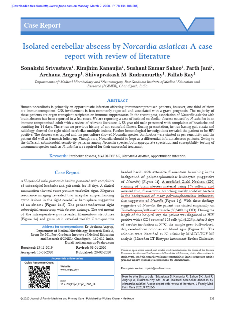 Nocardia | PDF | Medical Diagnosis | Infection
