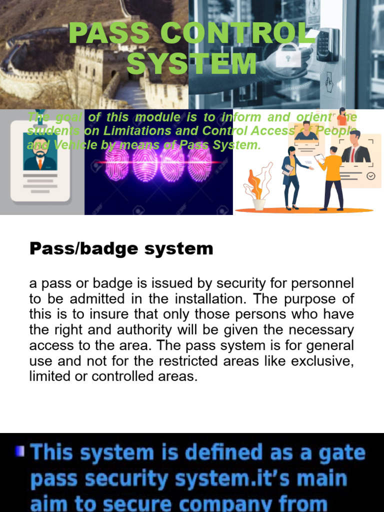 Pass Control System | PDF | Background Check | Airport