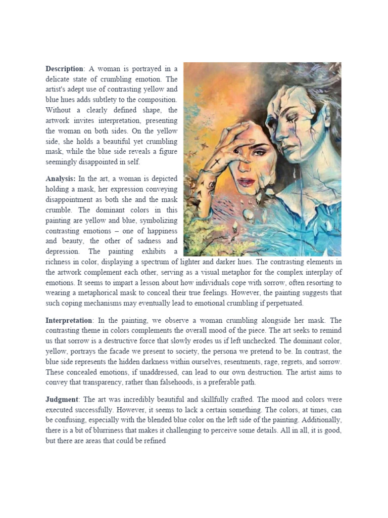 ARt Criticism | PDF | Paintings | Emotions