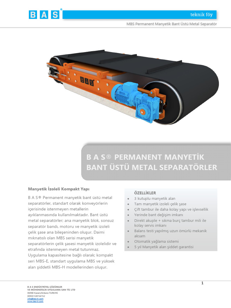 MBS Teknik Föy TR | PDF