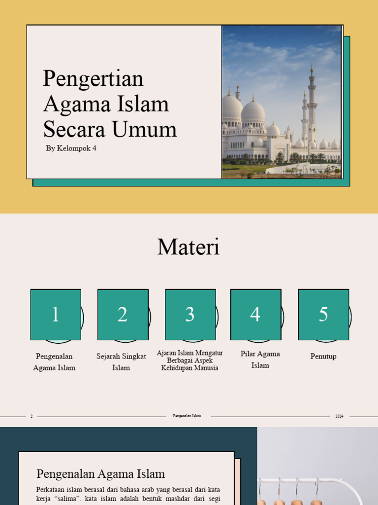 Pengenalan dan Ajaran Agama Islam | PDF | Agama & Spiritualitas