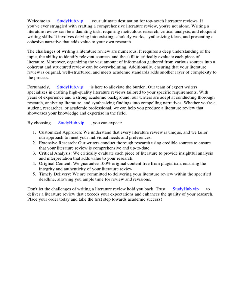 Abstract Literature Review Methodology | PDF | Abstract (Summary ...