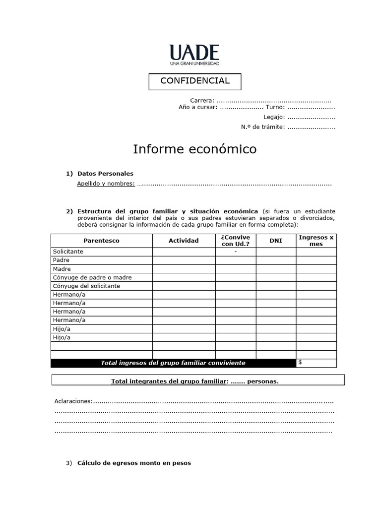 Informe Económico | PDF