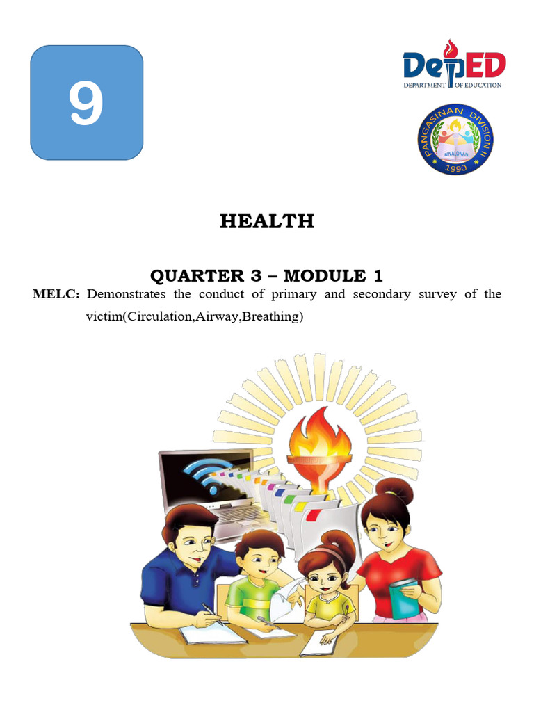 Secondary Health 9 q3 Week1-1 | PDF | First Aid | Cardiopulmonary Resuscitation
