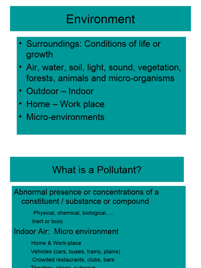 Environmental Pollution - Jindal Chest Chandigarh | PDF | Respiratory ...