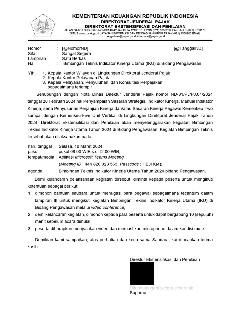 Bimbingan Teknis Indikator Kinerja Utama (IKU) Di Bidang Pengawasan ... Bimbingan Teknis Indikator Kinerja Utama (IKU) Di Bidang Pengawasan ...